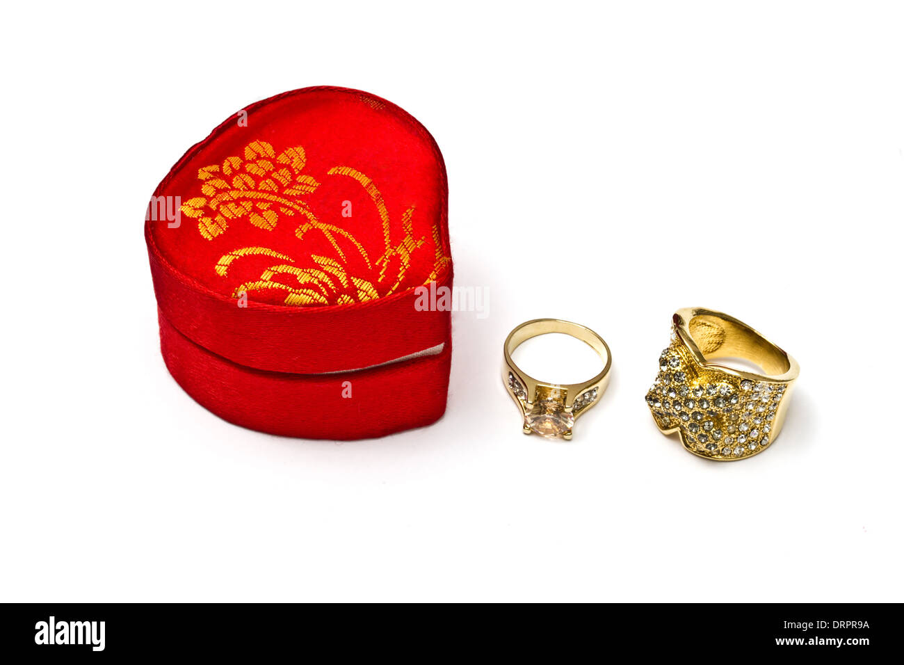 Romantic rings Cut Out Stock Images & Pictures - Alamy