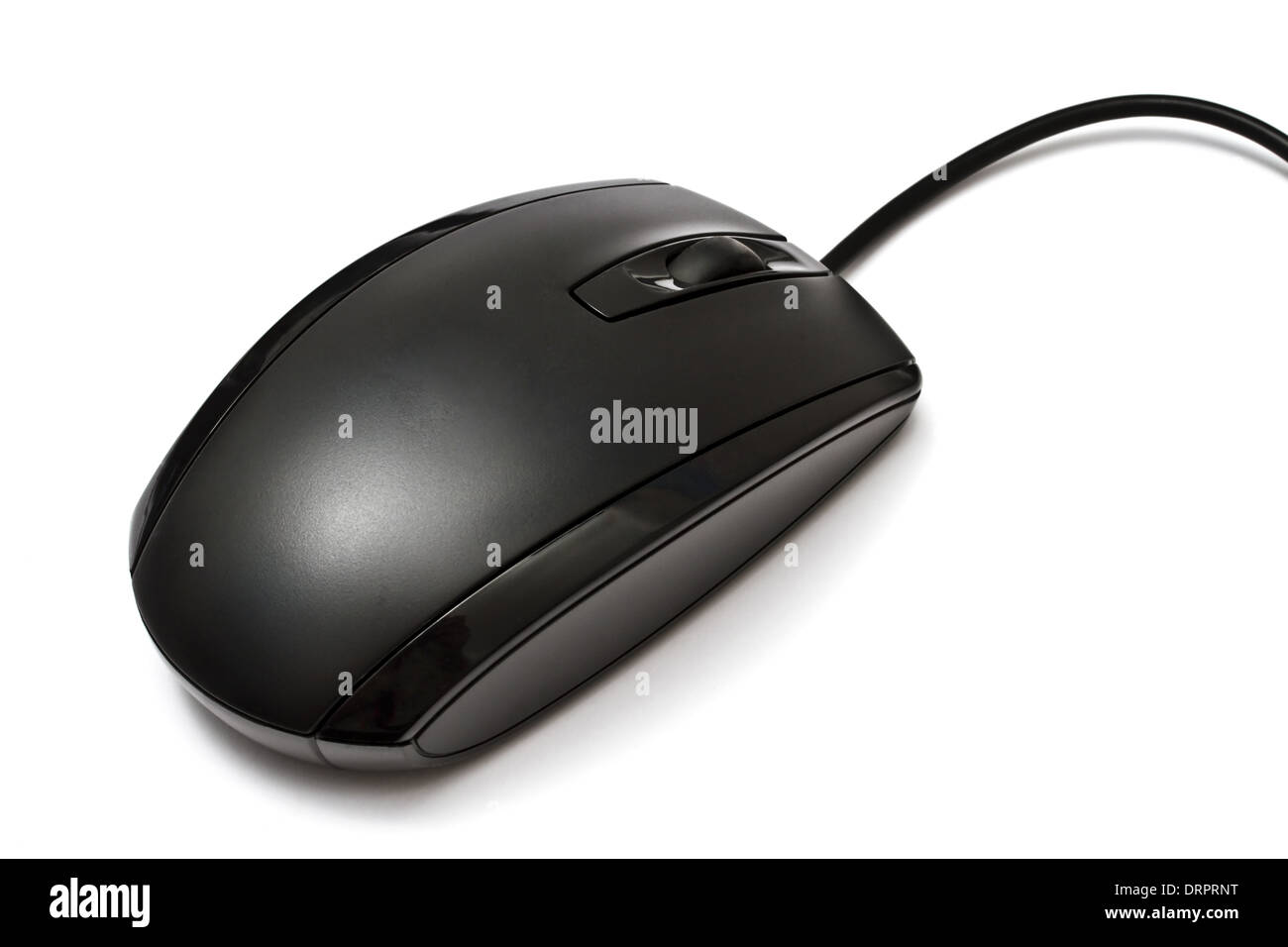 Black computer mouse Stock Photo - Alamy