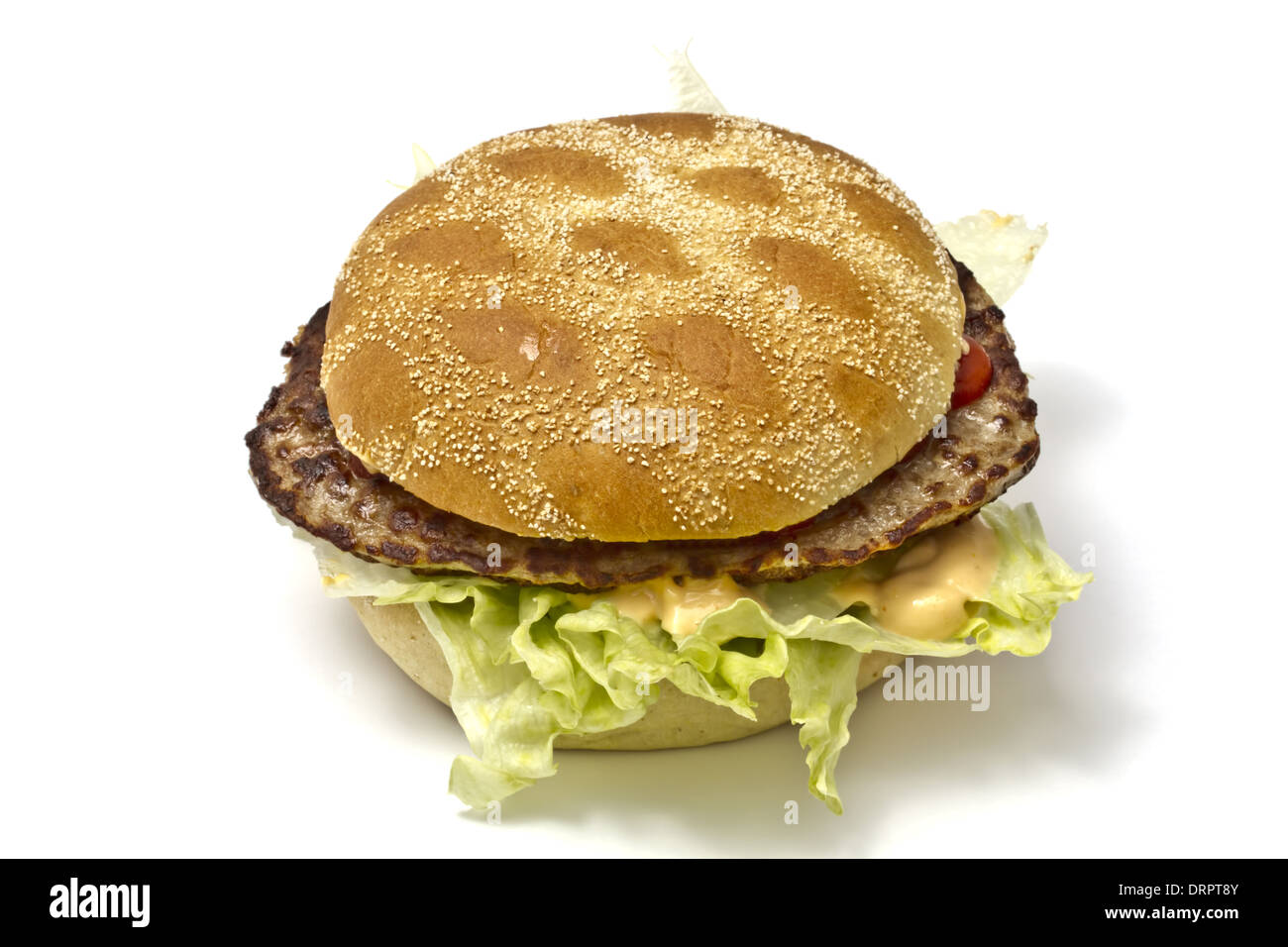 Single hamburger hi-res stock photography and images - Alamy