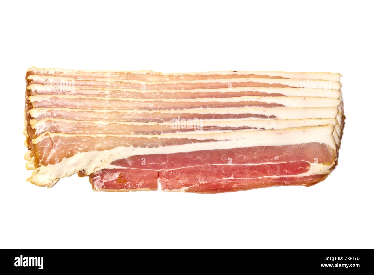 Fresh sliced bacon macro Cut Out Stock Images & Pictures - Alamy
