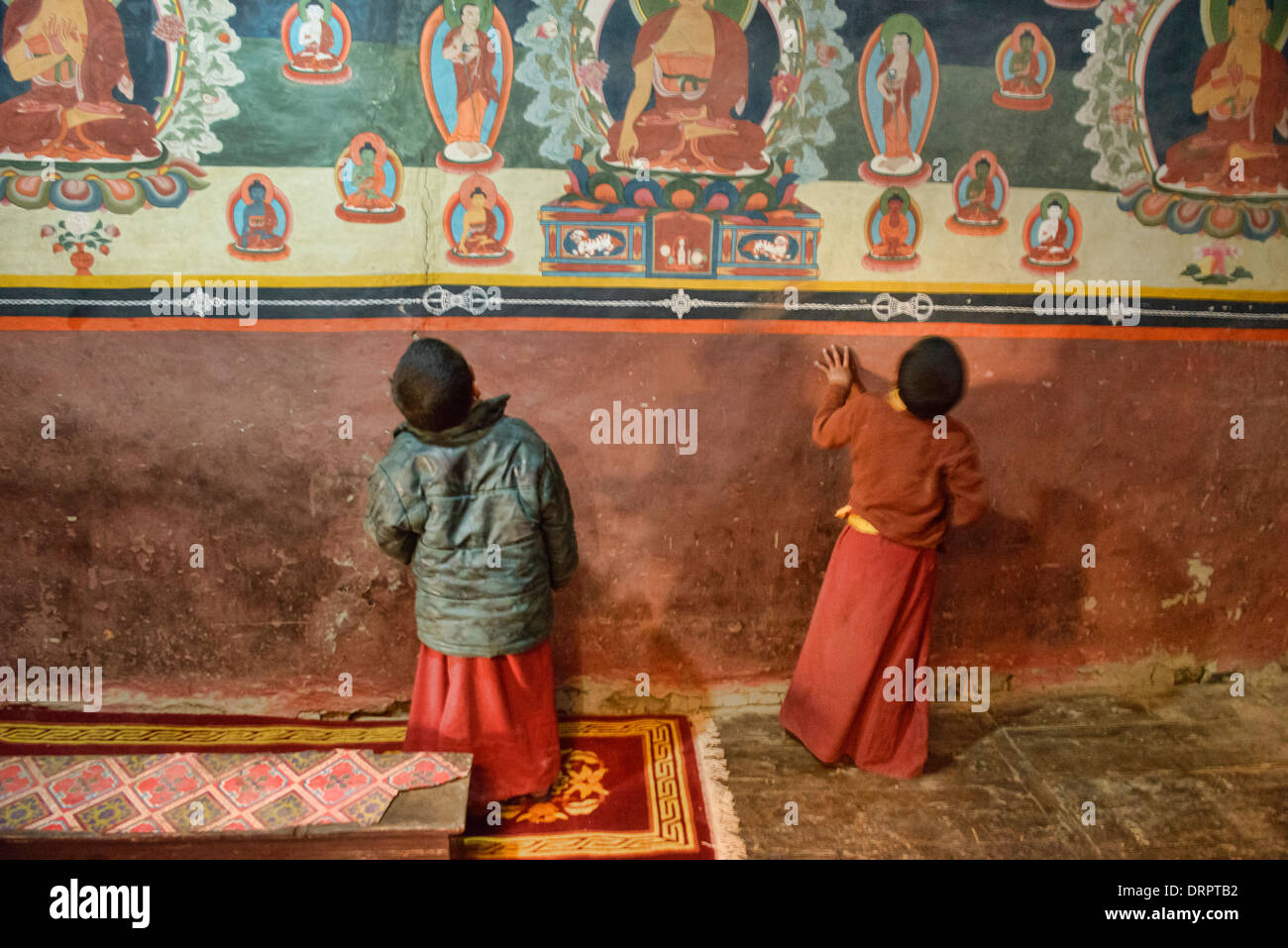 Gompa monastery thupten samphel ling hi-res stock photography and ...