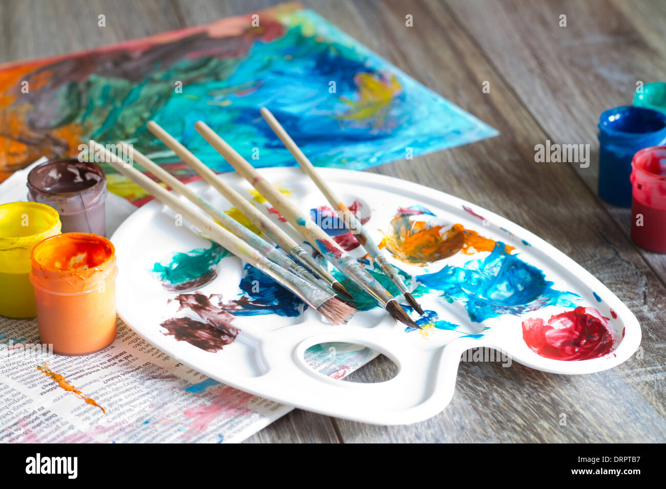 Poster paints hi-res stock photography and images - Alamy