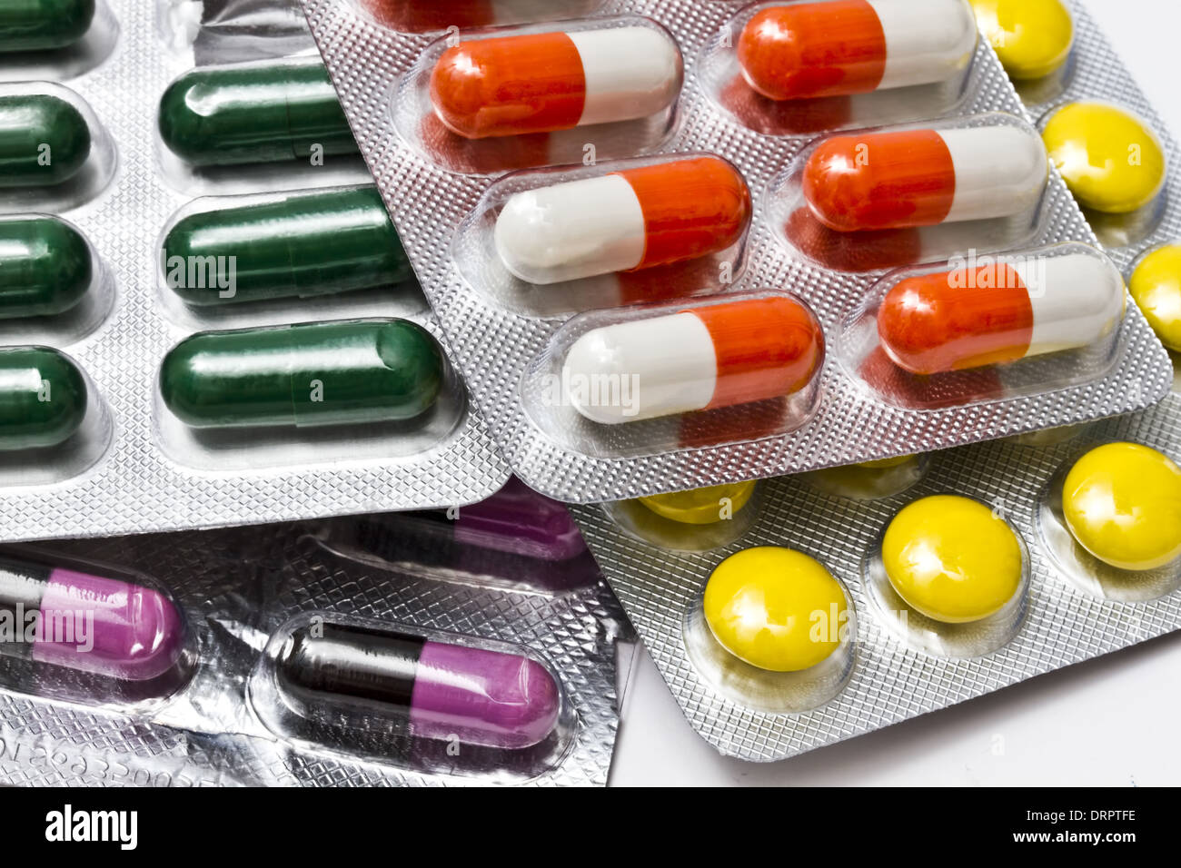 Colorful capsules and pills Stock Photo - Alamy