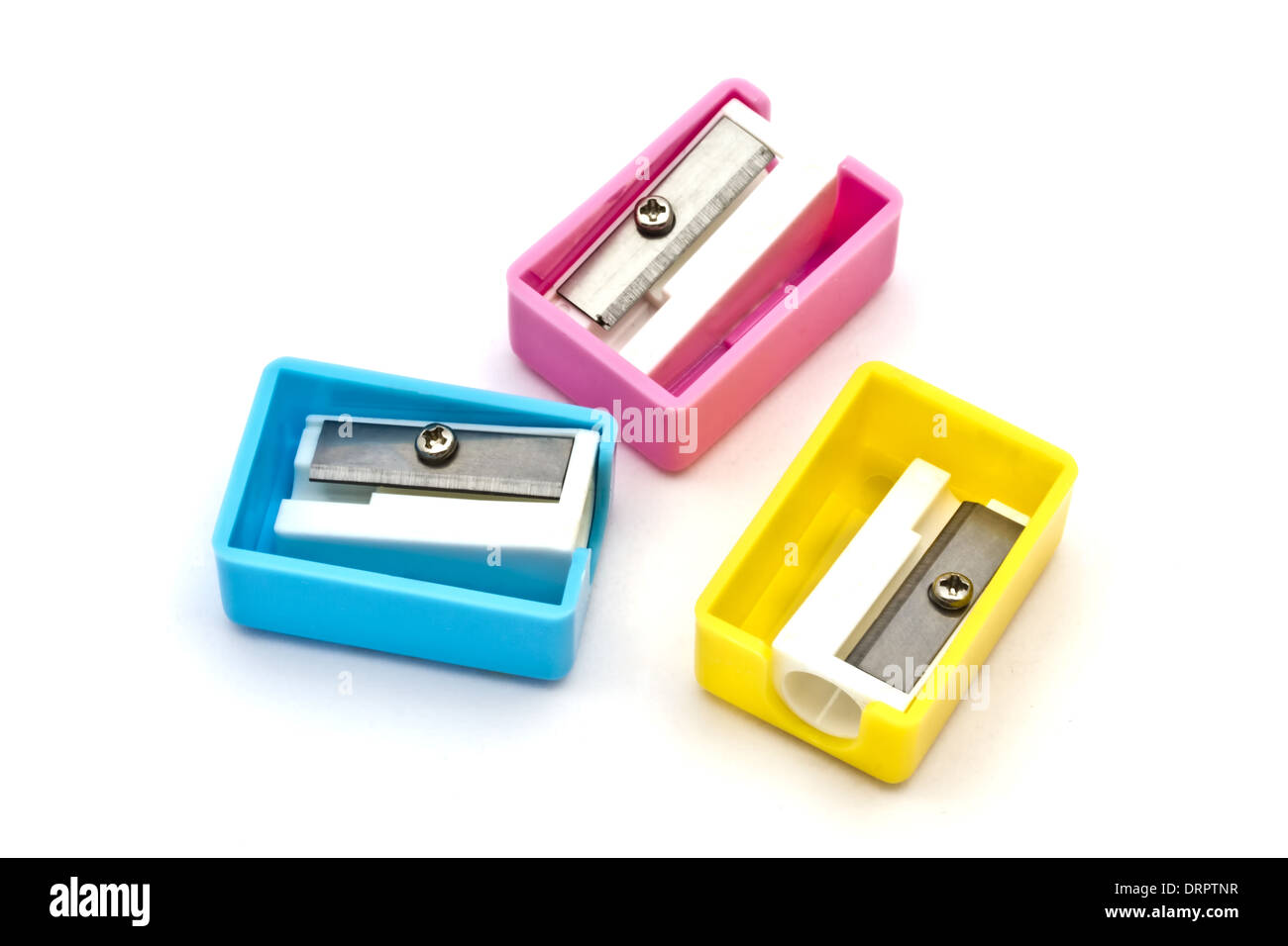 Colorful Pencil Sharpeners Stock Photo - Alamy