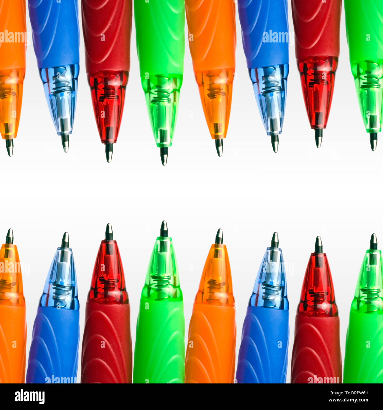 Colourful ballpoint pens hi-res stock photography and images - Alamy