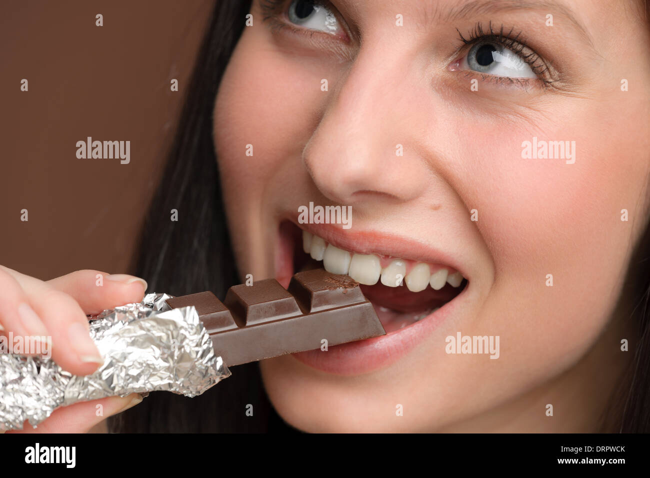 Woman sweets enjoy luxury hi-res stock photography and images - Alamy