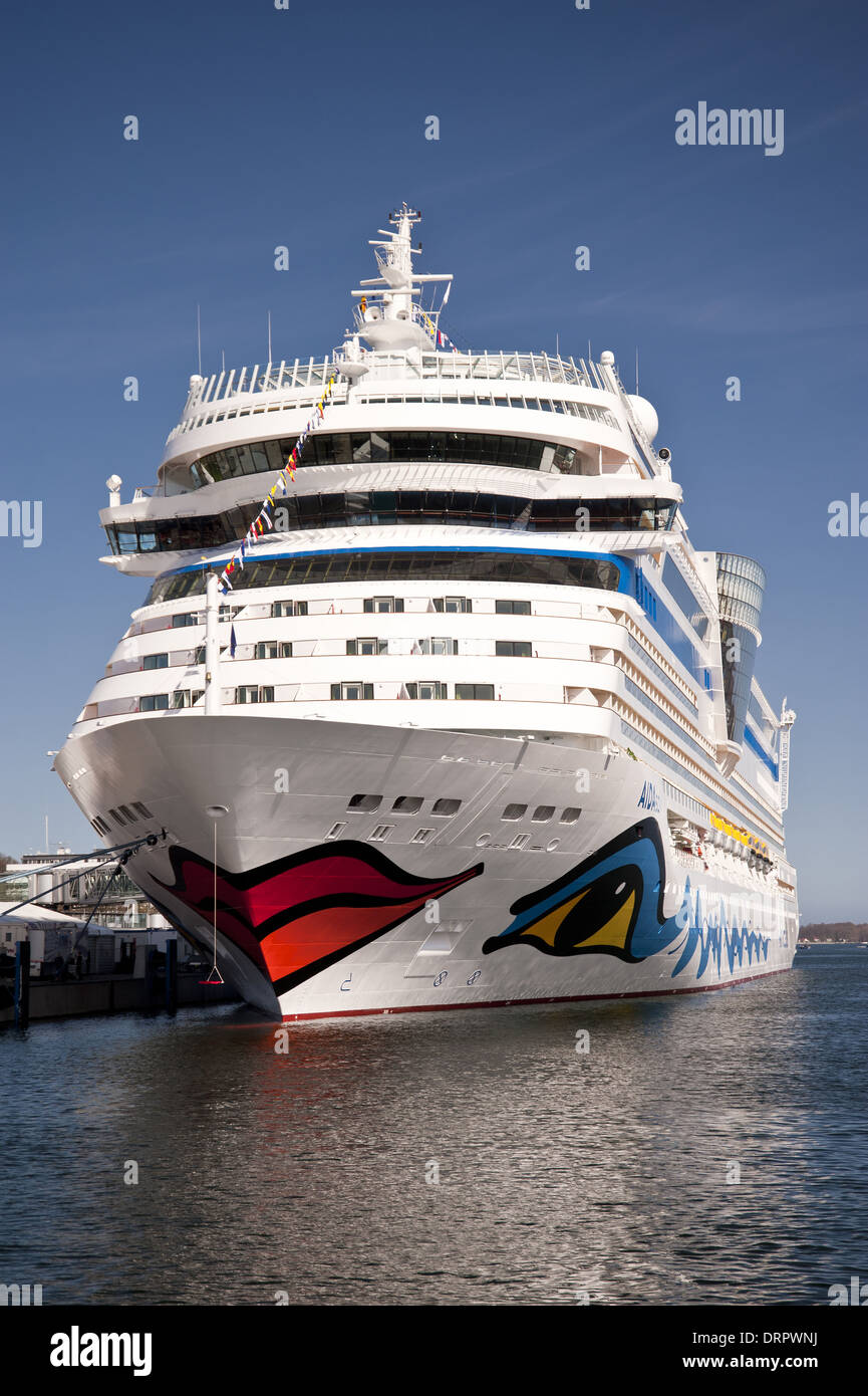 Ship launching ceremony of the AIDAsol, Kiel Stock Photo - Alamy