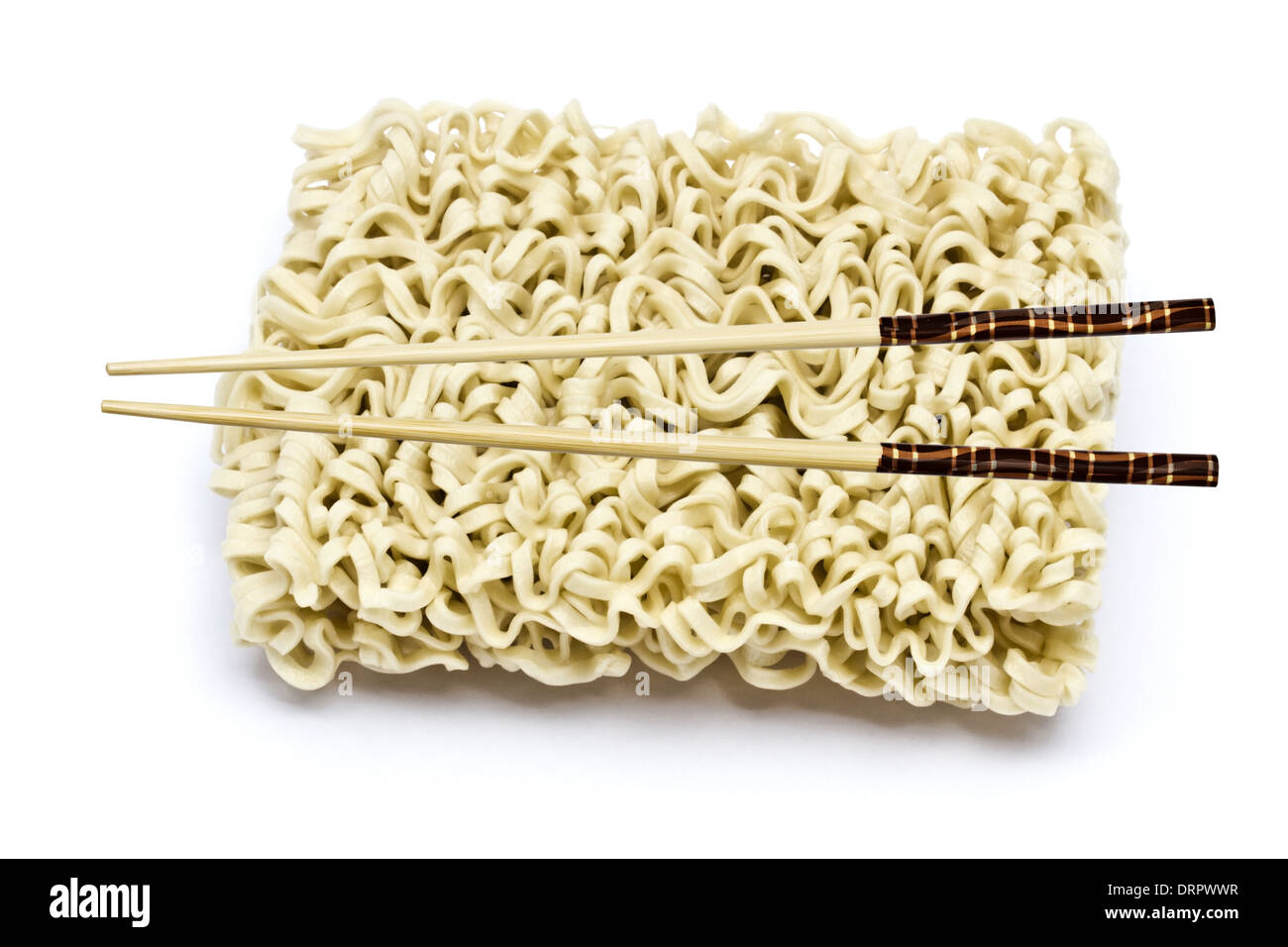 Instant noodles and chopsticks Stock Photo - Alamy