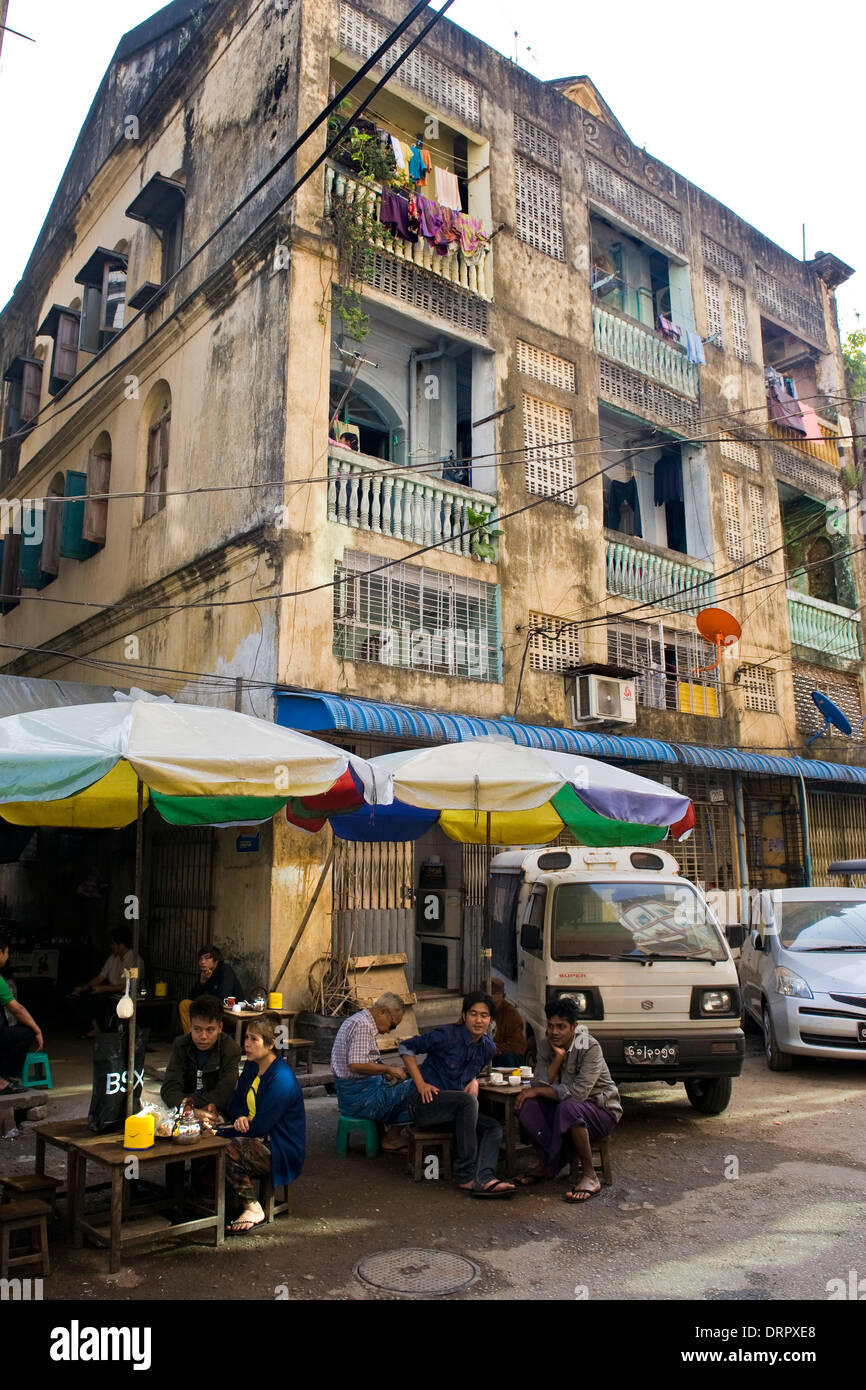 Myanmar, Yangon, daily life Stock Photo - Alamy