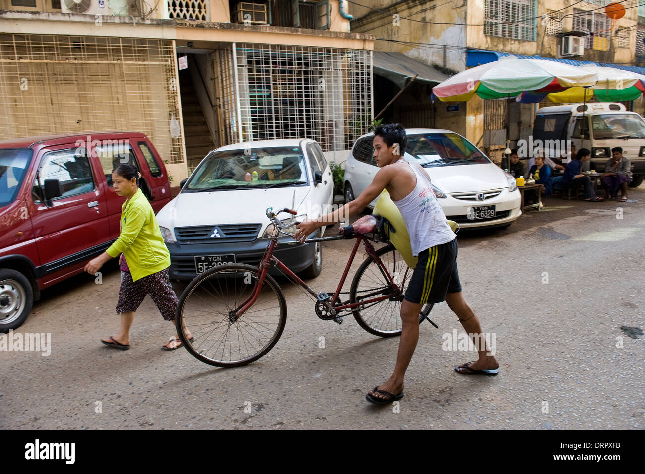 Myanmar, Yangon, daily life Stock Photo - Alamy