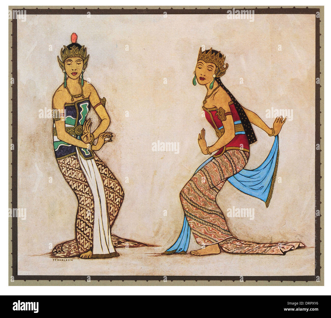 Swedish artist Tyra De Kleen. Private Dancers of the Sultan of ...
