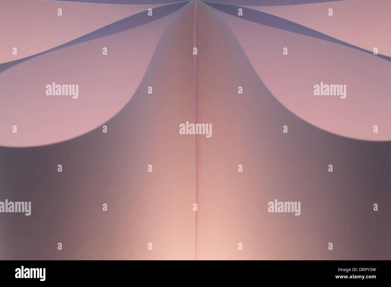 Abstract background image of pattern made by curved paper Stock Photo ...