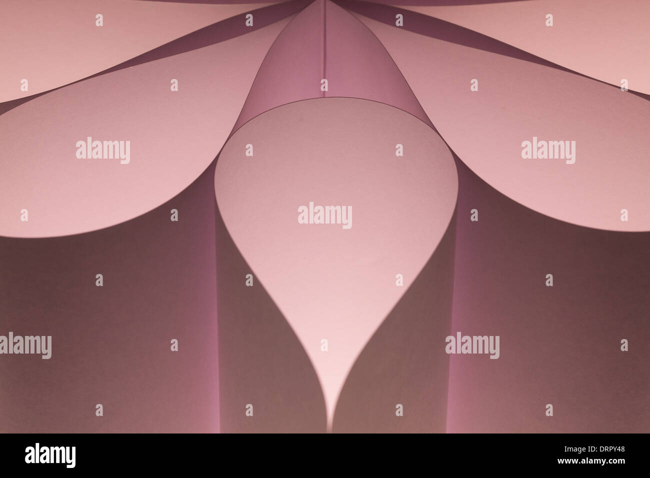 Abstract background image of pattern made by curved paper Stock Photo ...