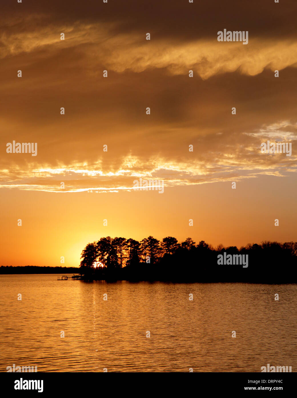 Sunset, Lake Murray, Columbia, SC photos by Catherine Brown Stock Photo ...