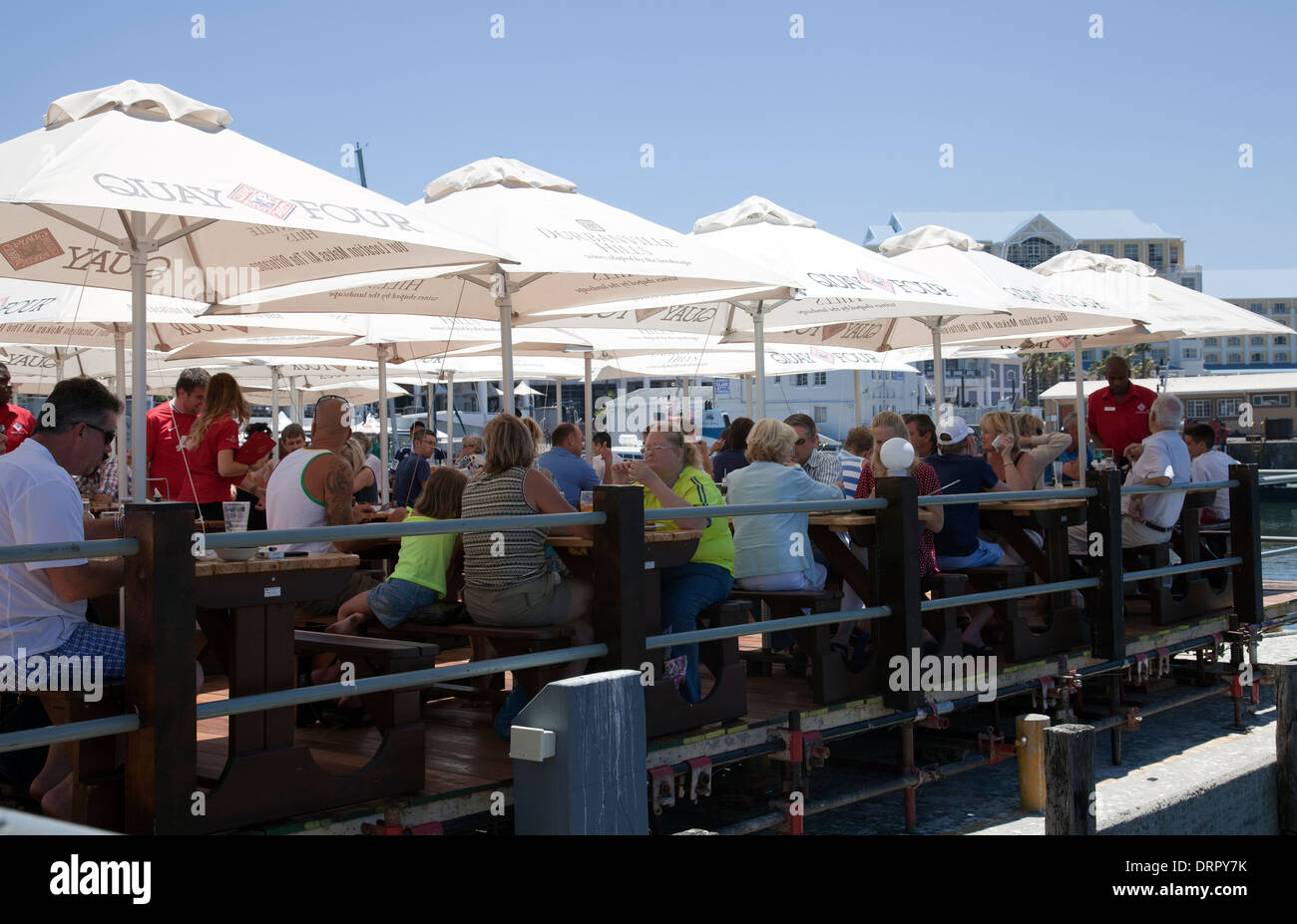 Quay Four Restaurant at Waterfront in Cape Town - South Africa Stock ...