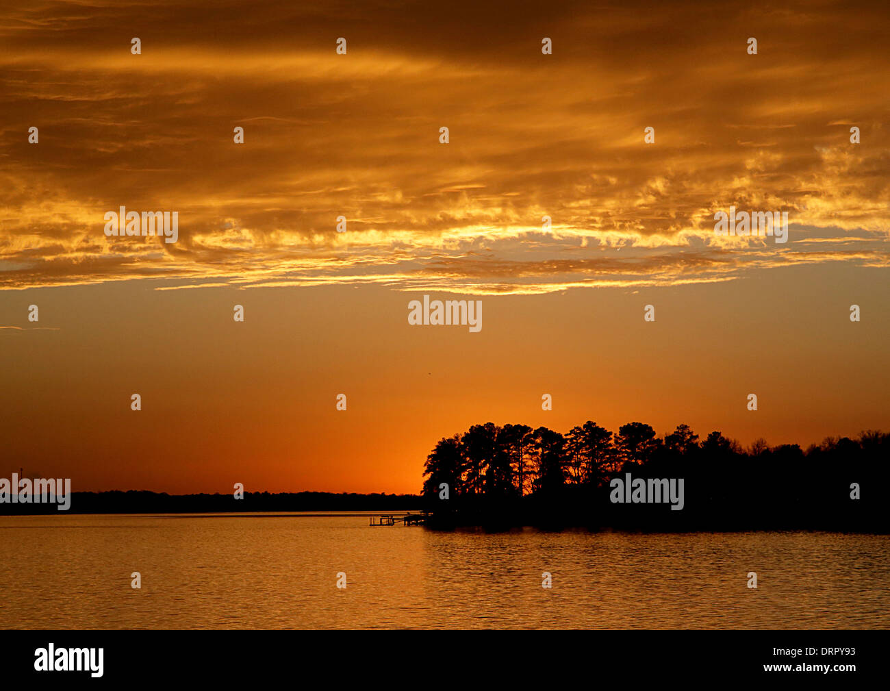 Sunset, Lake Murray, Columbia, SC photos by Catherine Brown Stock Photo ...