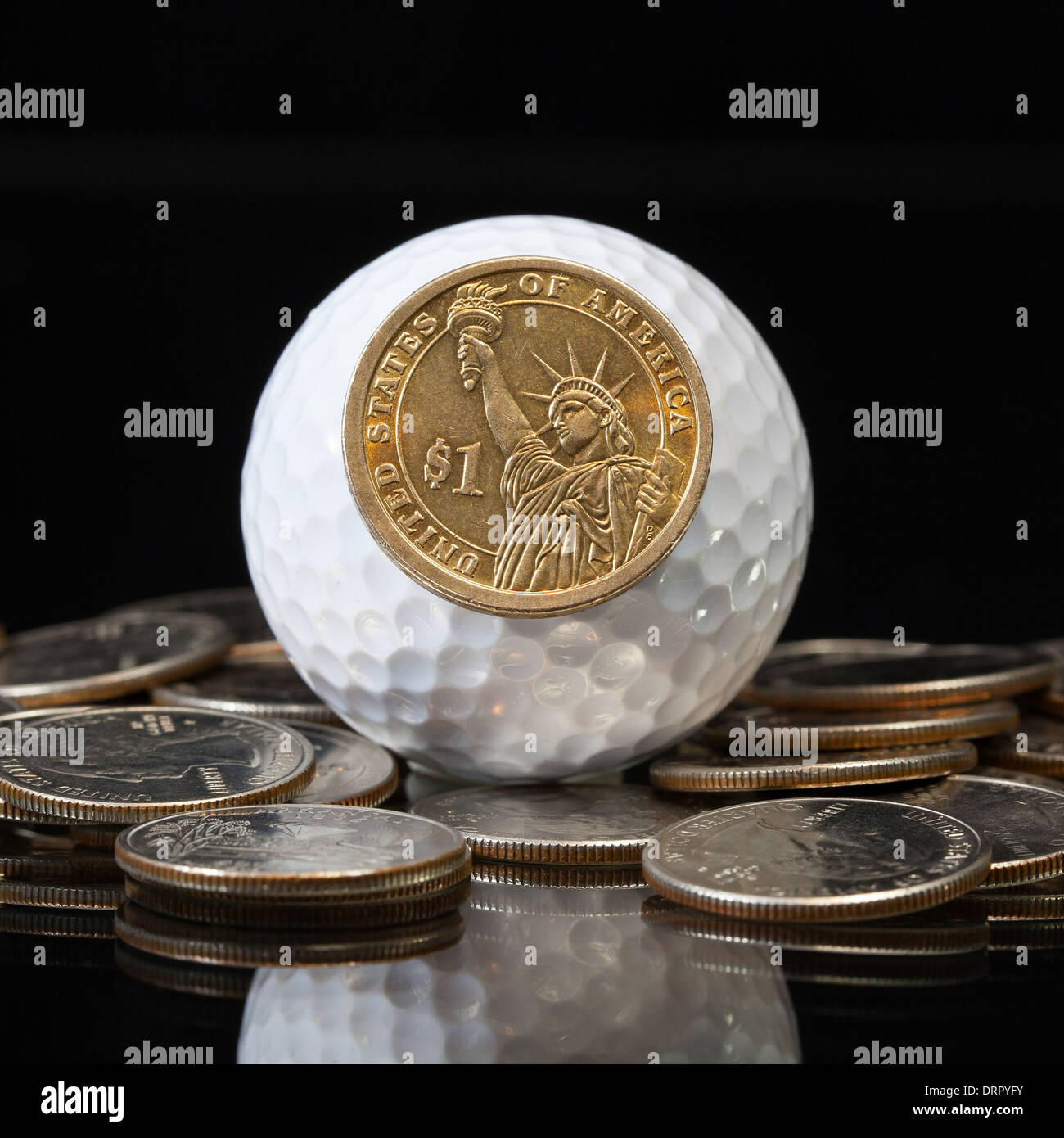 U s dollar coins hi-res stock photography and images - Alamy