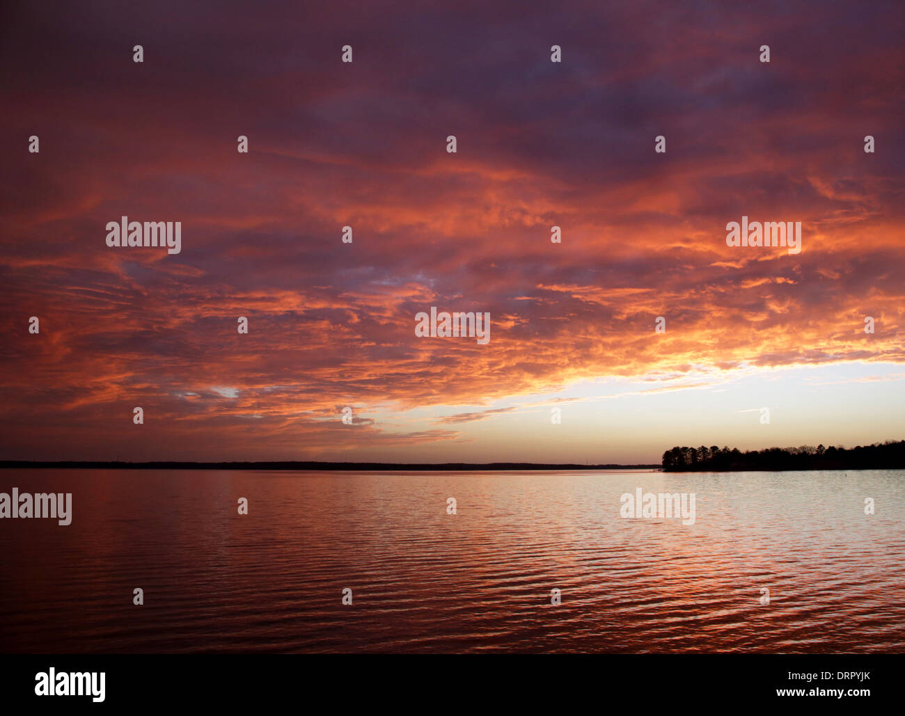Sunset, Lake Murray, Columbia, SC photos by Catherine Brown Stock Photo ...