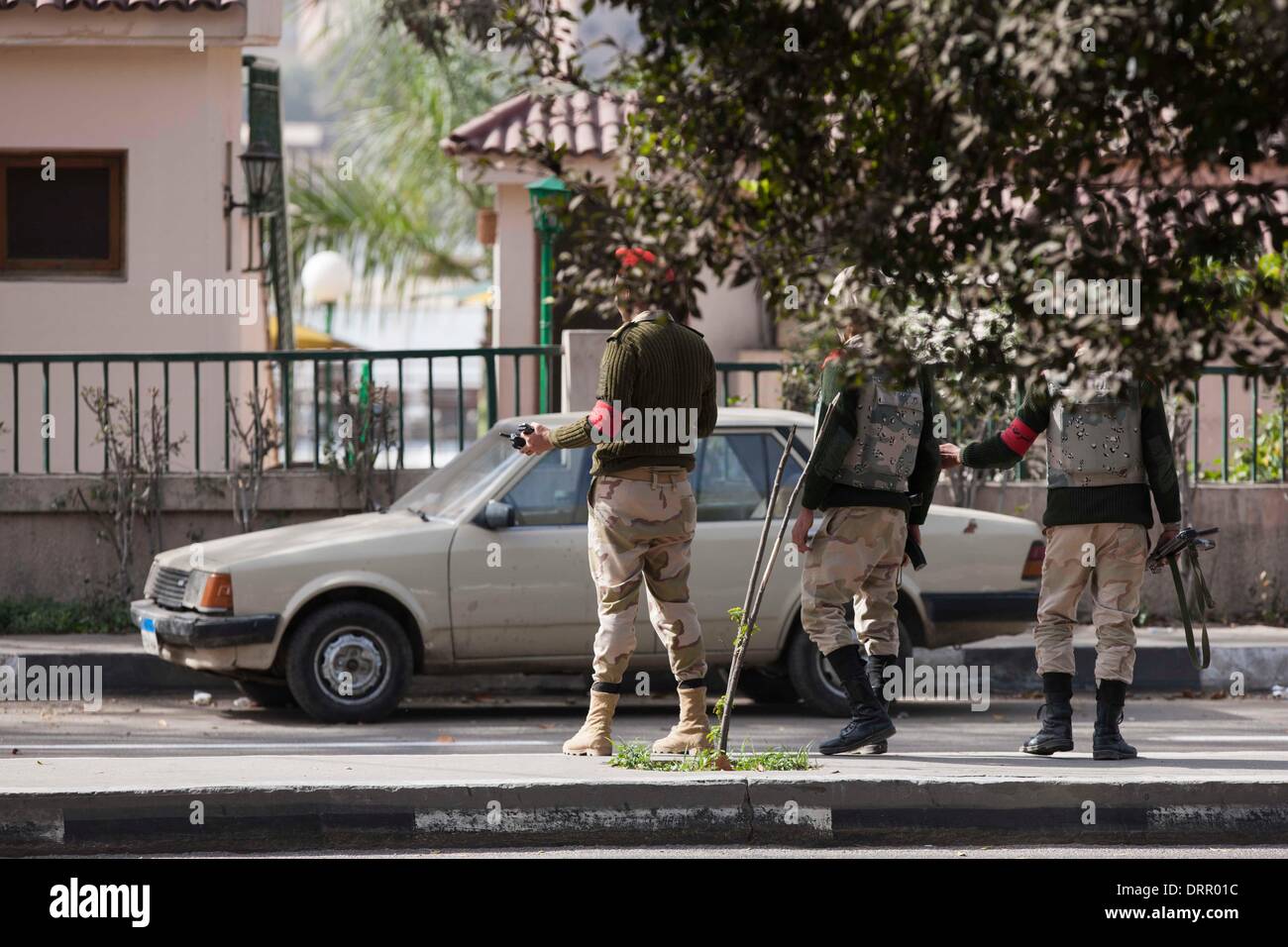 Security personnel stand guard hi-res stock photography and images - Alamy