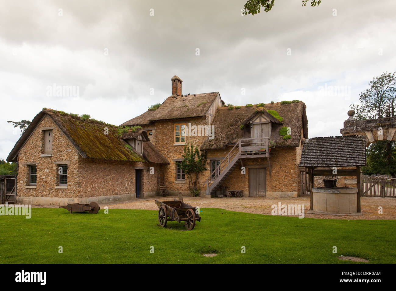Queen's Hamlet, Marie Antoinette's farmhouse village at Versailles ...
