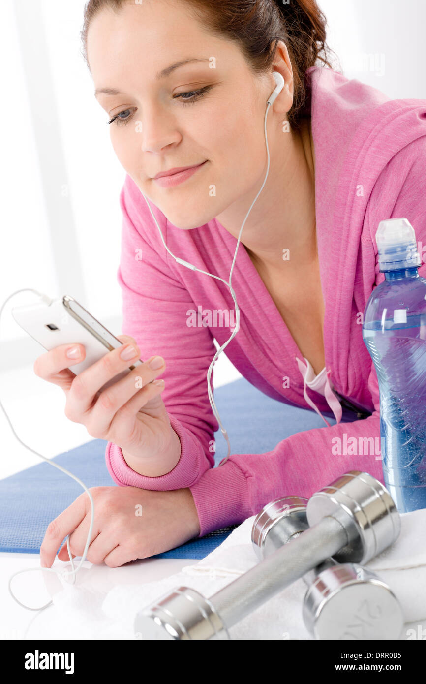 Mp3 music gym equipment hi-res stock photography and images - Alamy