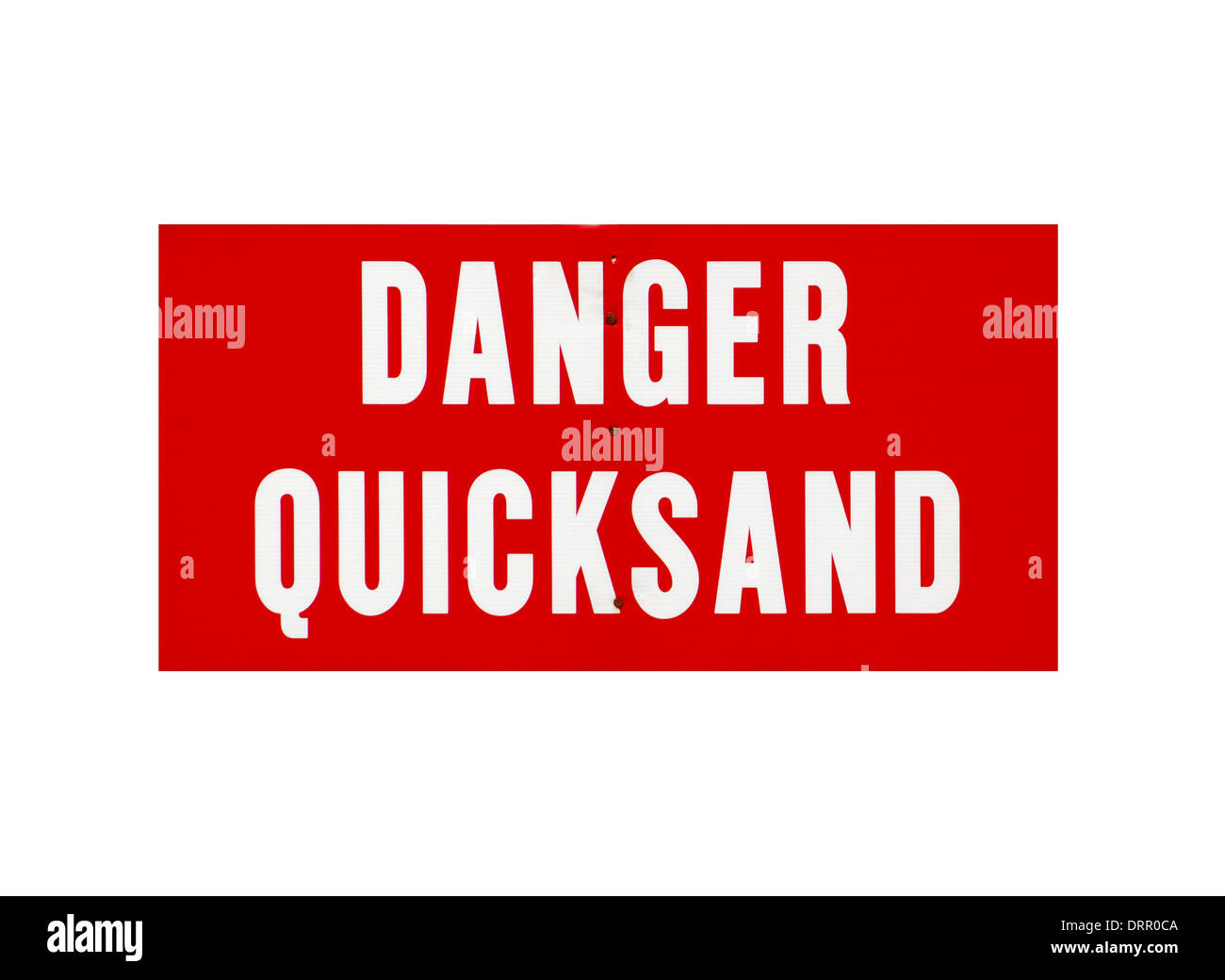 Quick sand sign Cut Out Stock Images & Pictures - Alamy
