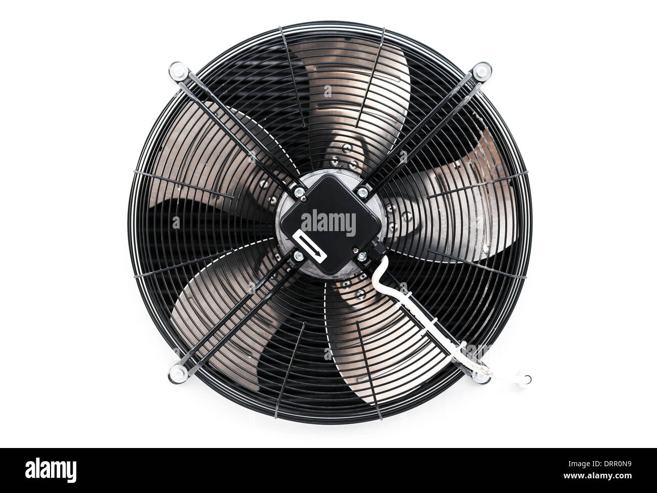 Air conditioner fan isolated on white background Stock Photo - Alamy