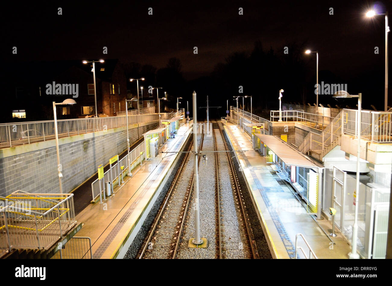 Manchester Metro Station Stock Photo - Alamy