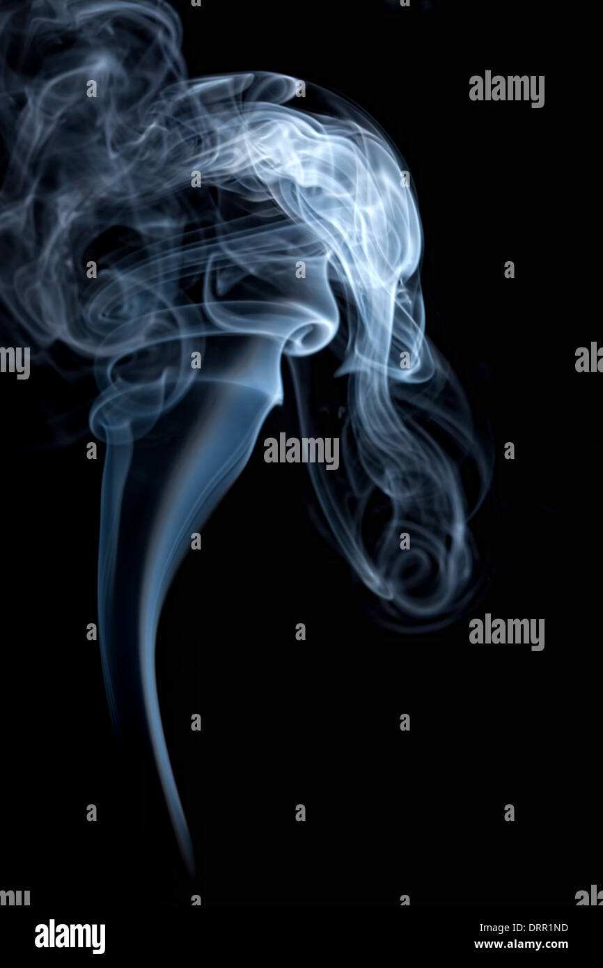 abstract smoke on black Stock Photo - Alamy