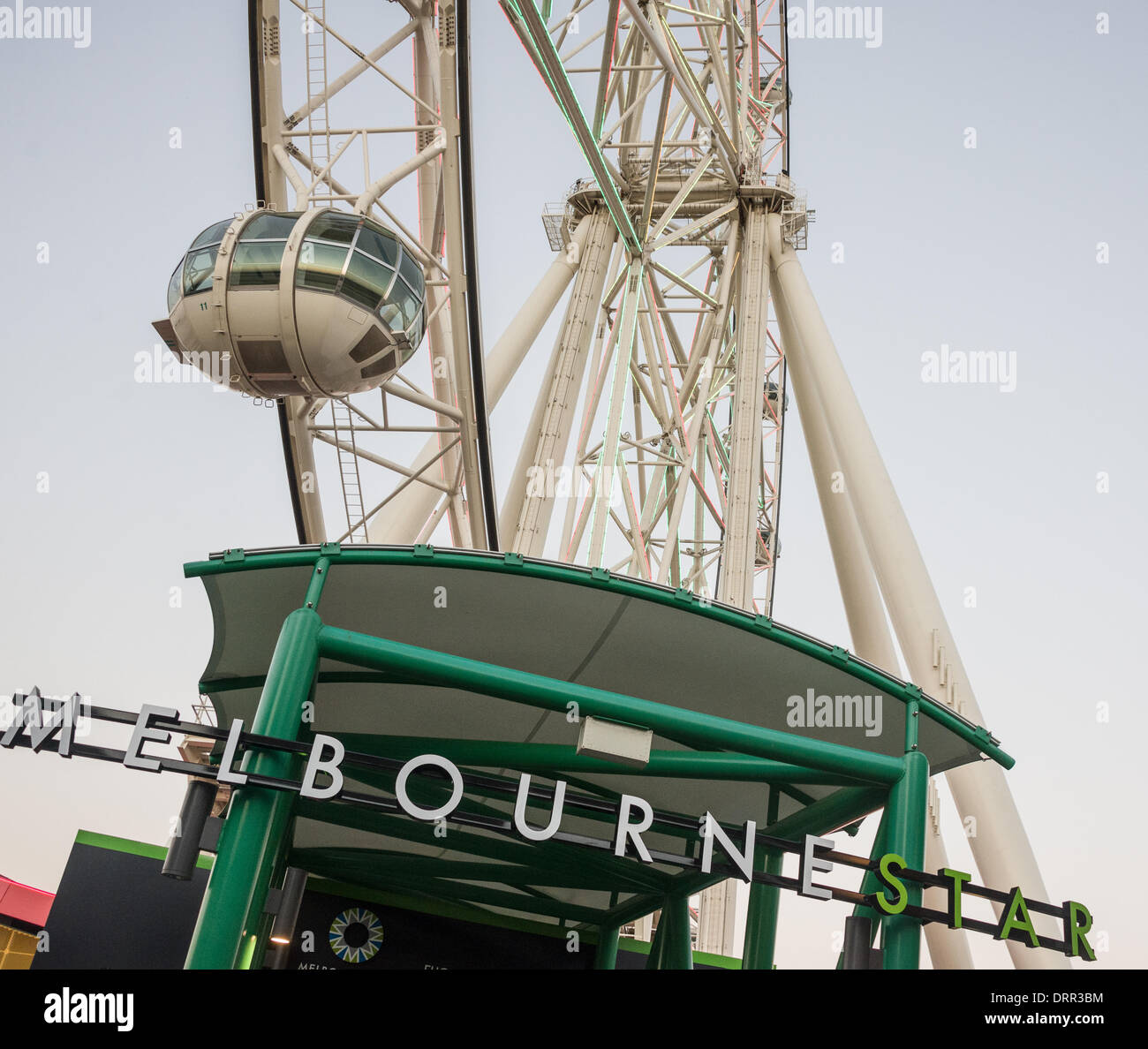 The Melbourne Star giant Ferris wheel in the Waterfront City precinct ...