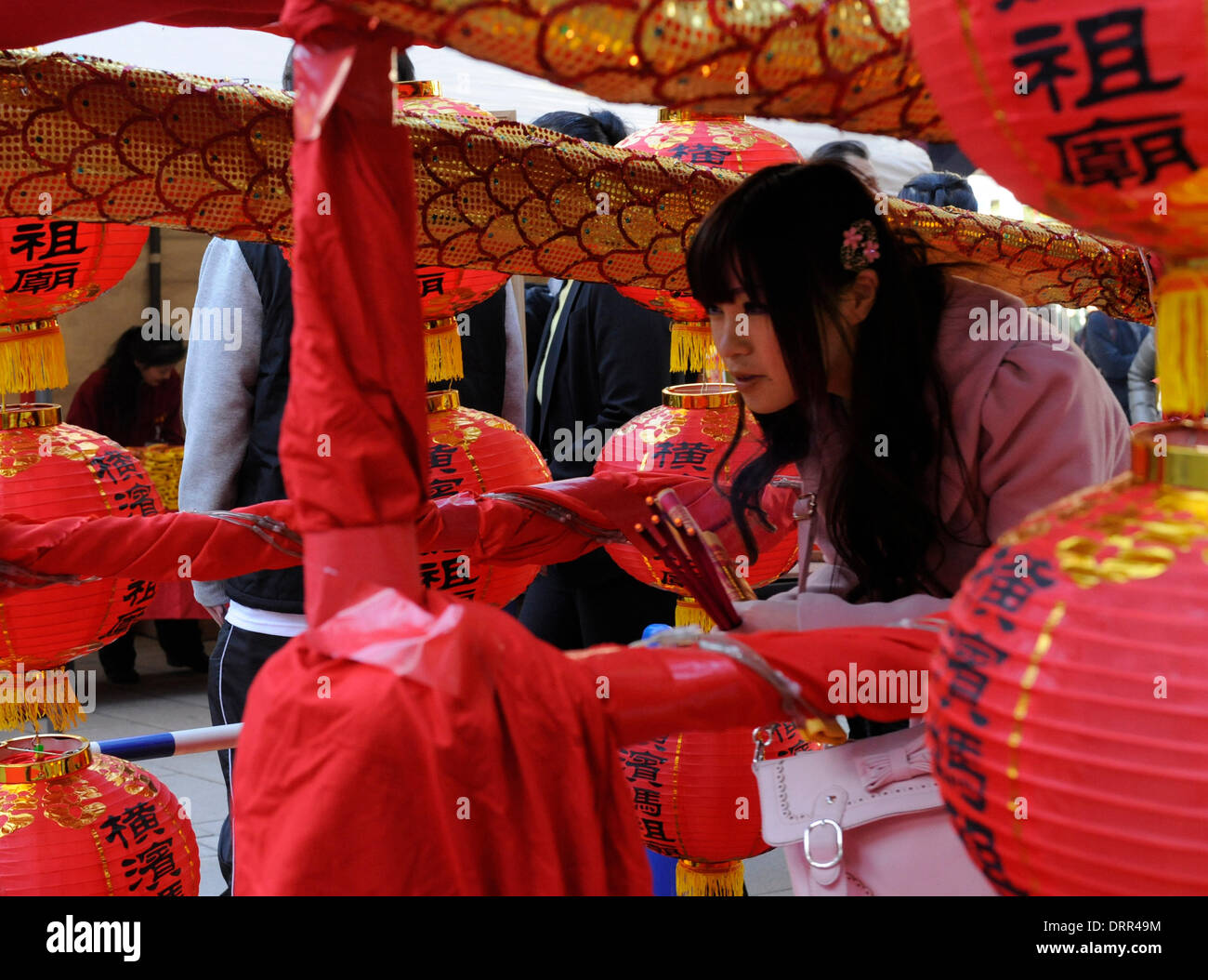 Chinatown yokohama during chinese hi-res stock photography and images ...