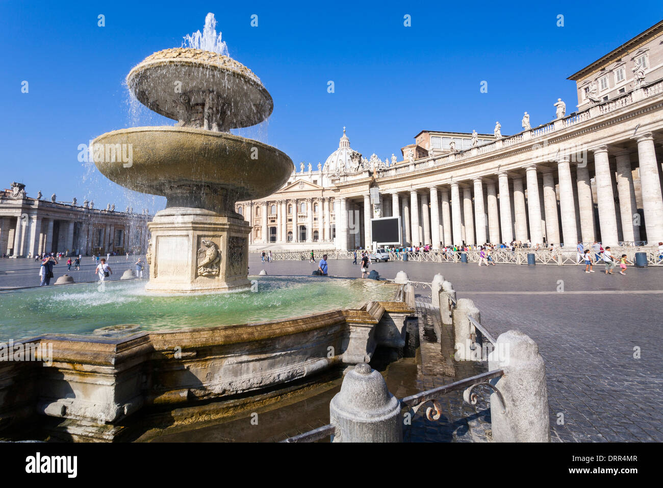 Piazza San Pietro the Vatican City Rome Stock Photo - Alamy