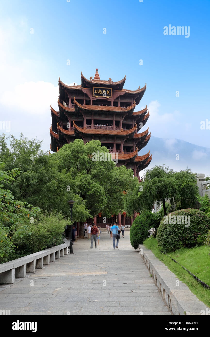yellow crane tower in wuhan Stock Photo - Alamy