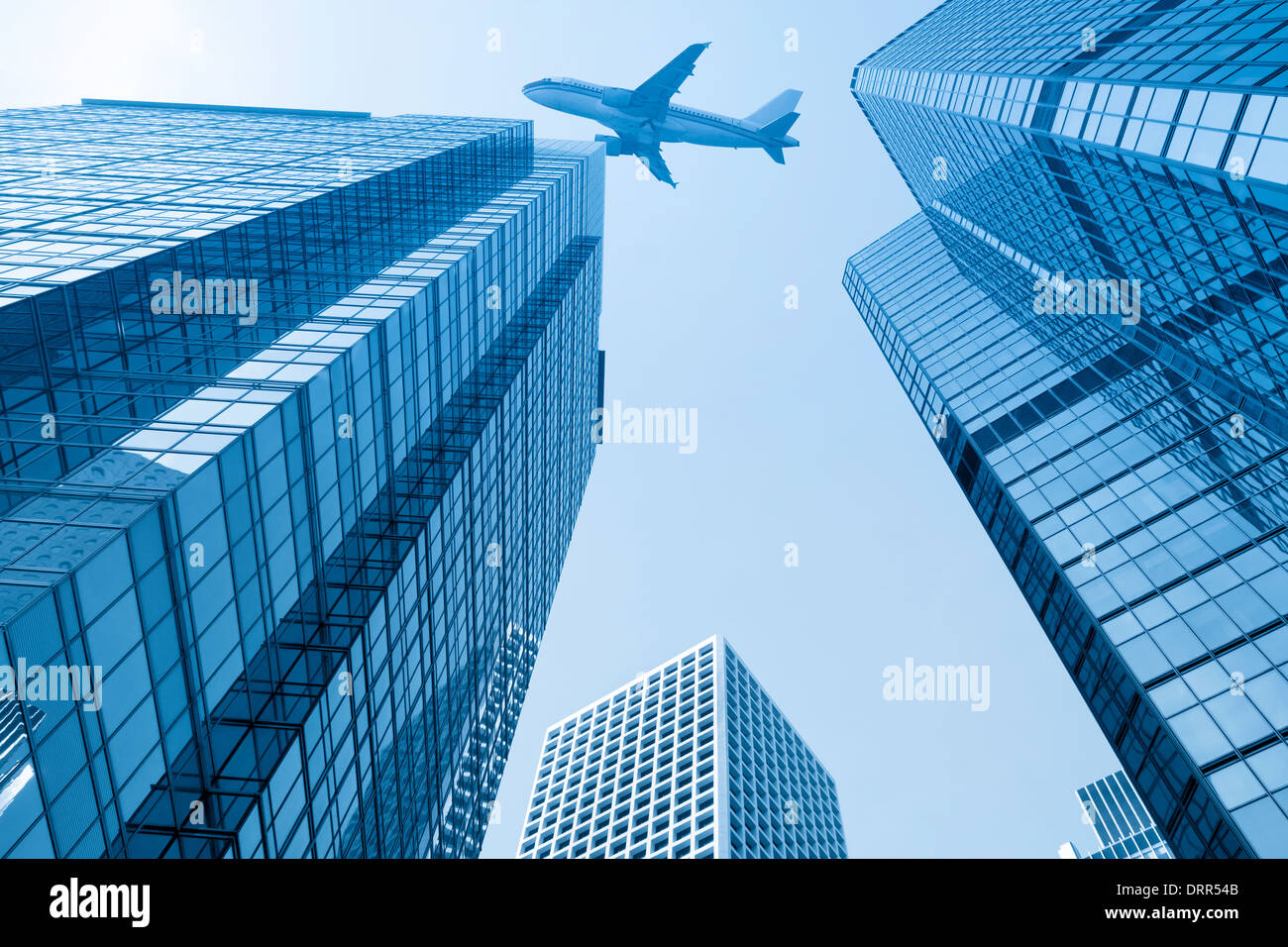 airplane with modern building Stock Photo - Alamy