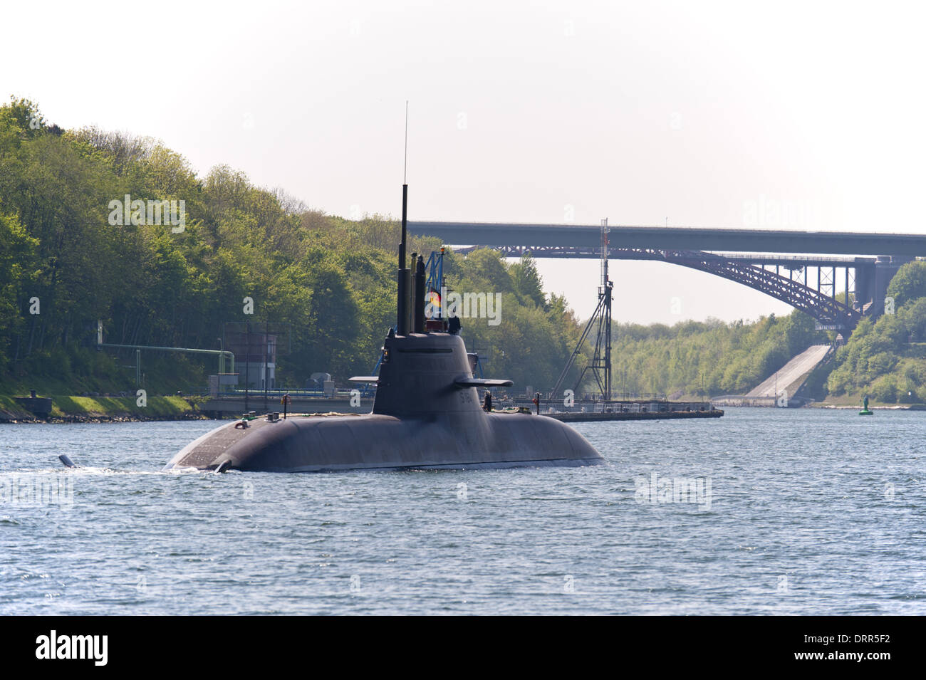 Submarine U34 on the Kiel Canal, Germany Stock Photo - Alamy
