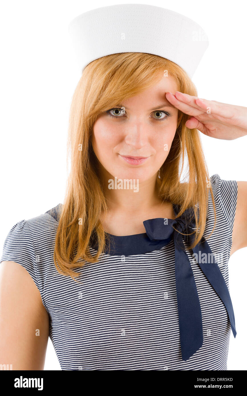 Young marine woman saluting navy outfit Stock Photo - Alamy Young marine woman saluting navy outfit Stock Photo - Alamy