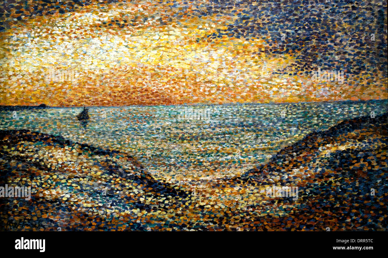 Coastal Landscape 1892 Alfred William Finch ( Willy ) 1854-1930 Belgian ...
