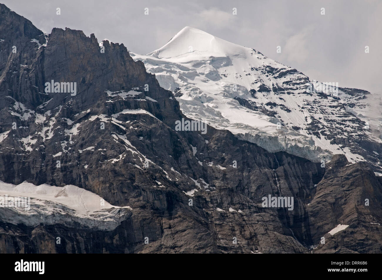 The Silberhorn peak in the Swiss Alps Stock Photo - Alamy