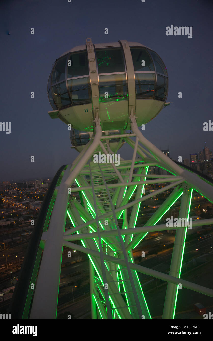 The Melbourne Star giant Ferris wheel in the Waterfront City precinct ...