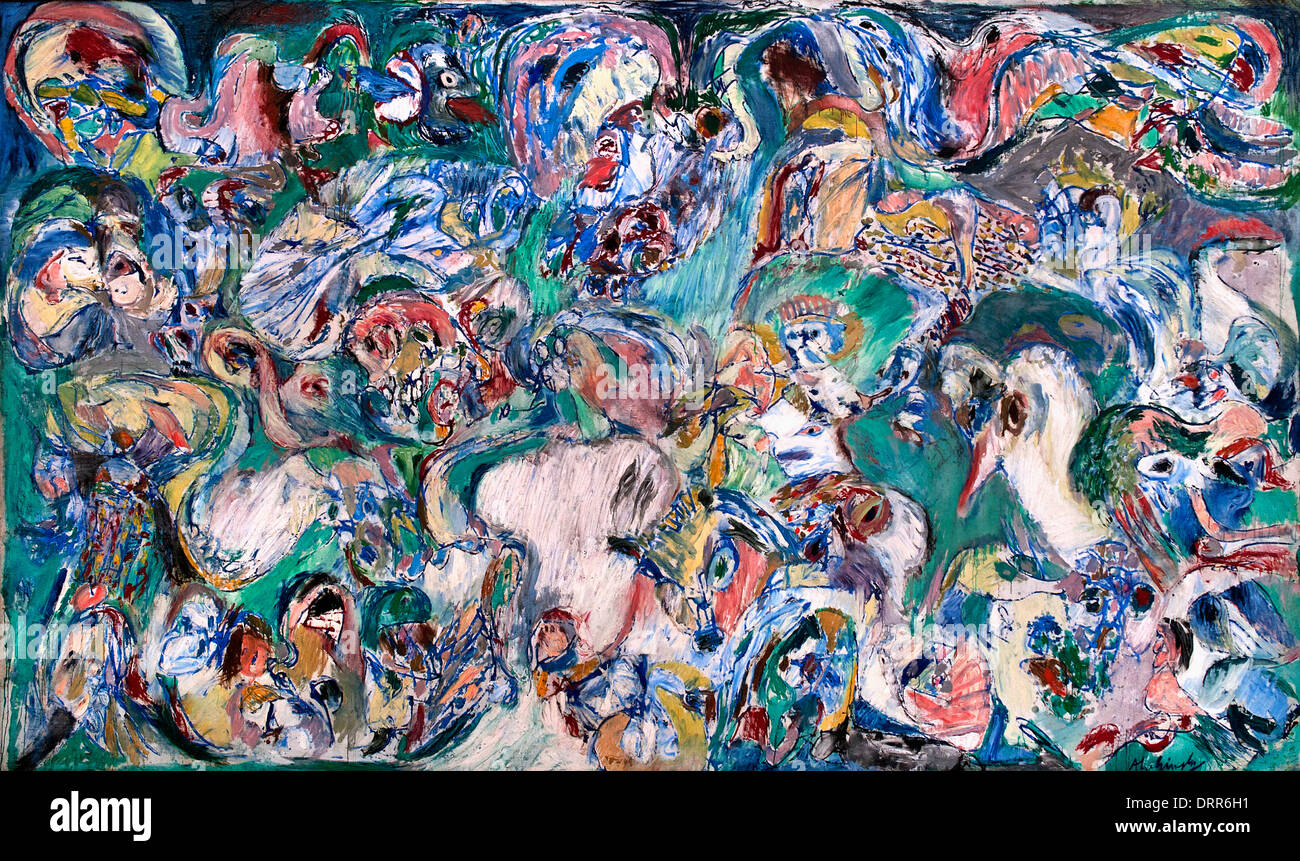 The Last Day by Pierre Alechinsky 1927 Belgian Belgium Stock Photo ...