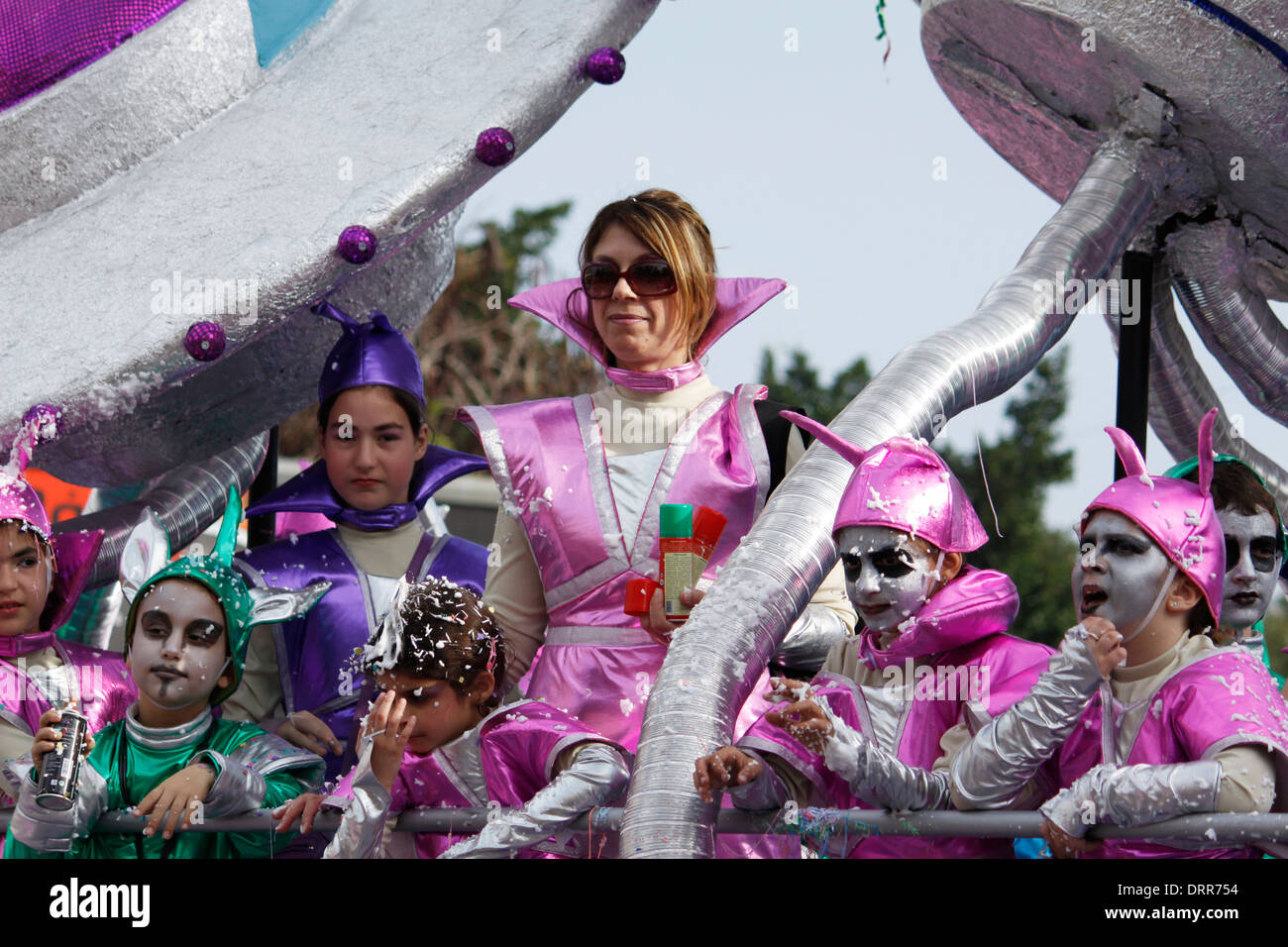Famous carnival of Limassol, Akrotiri Bay, Cyprus Stock Photo - Alamy
