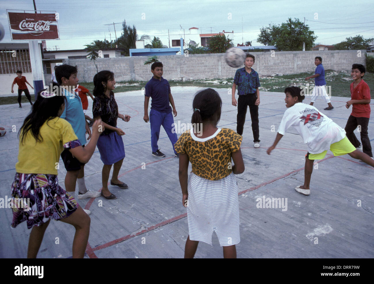 Children playing soccer mexico hi-res stock photography and images - Alamy