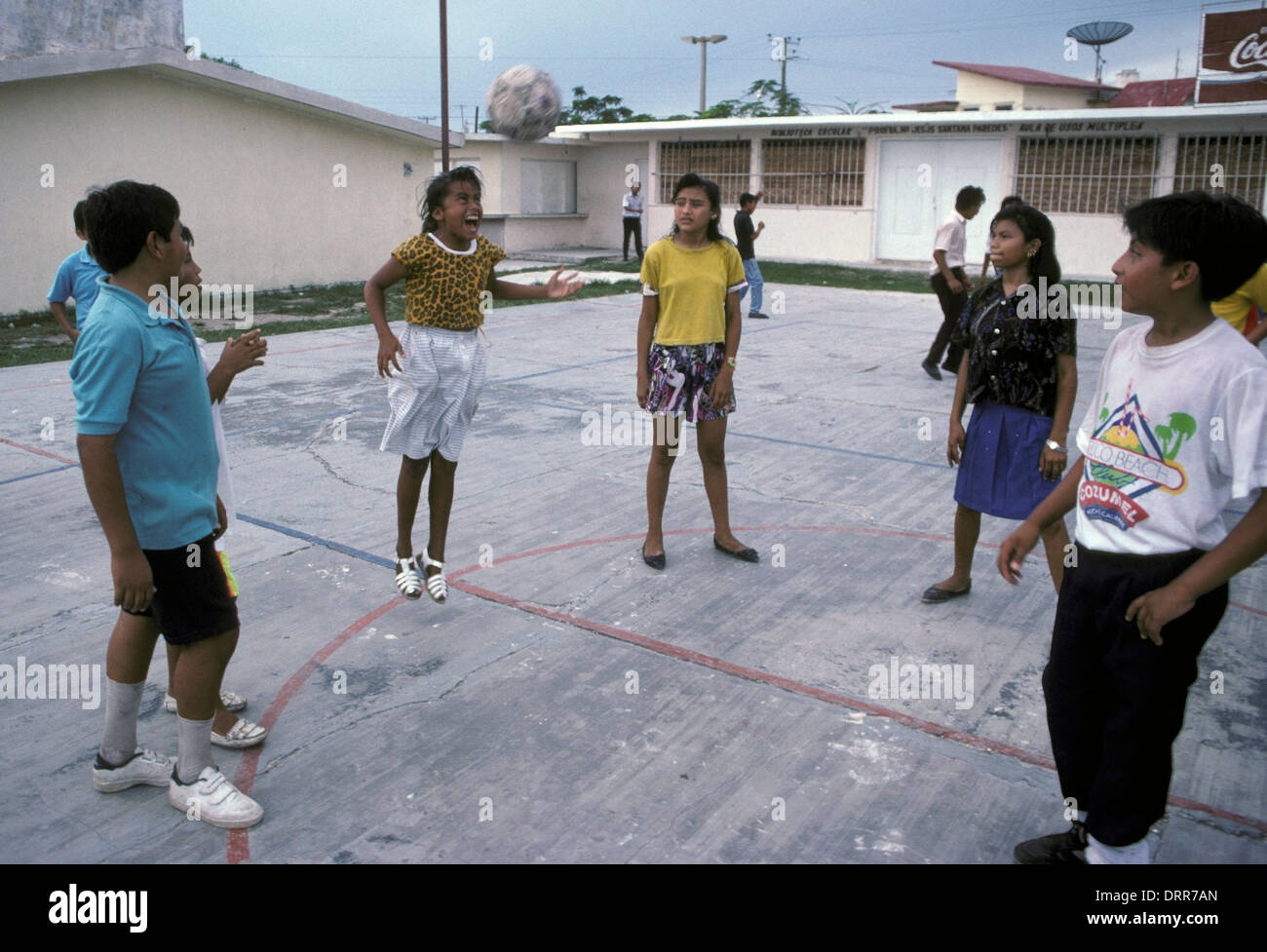 Children playing soccer mexico hi-res stock photography and images - Alamy