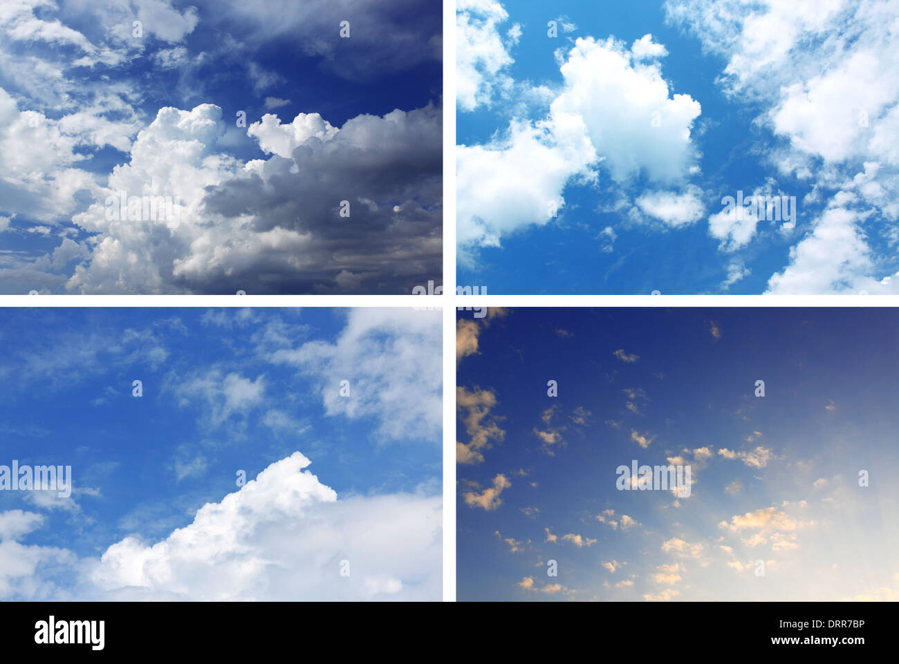Sky backgrounds collection Stock Photo - Alamy