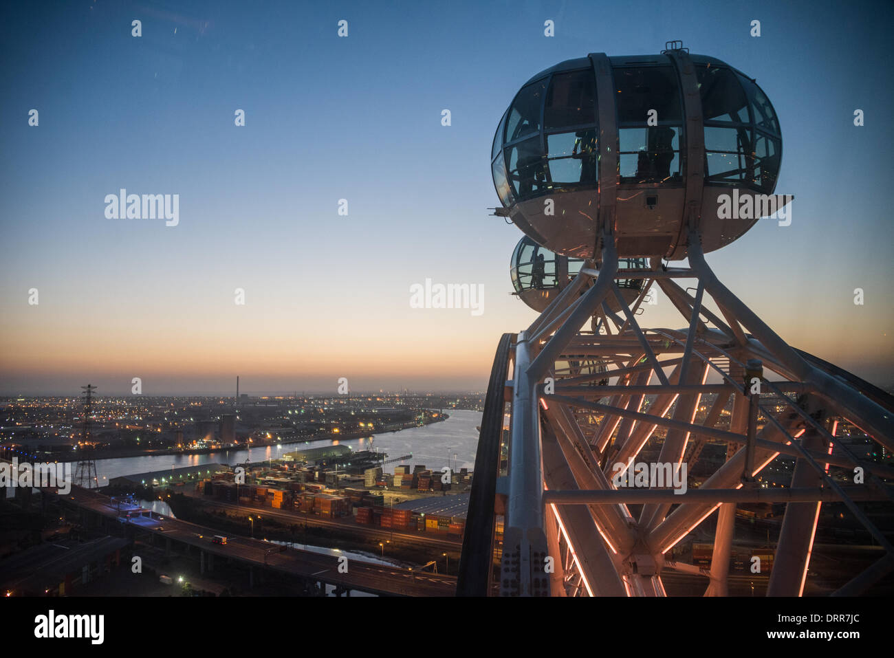 The Melbourne Star giant Ferris wheel in the Waterfront City precinct ...