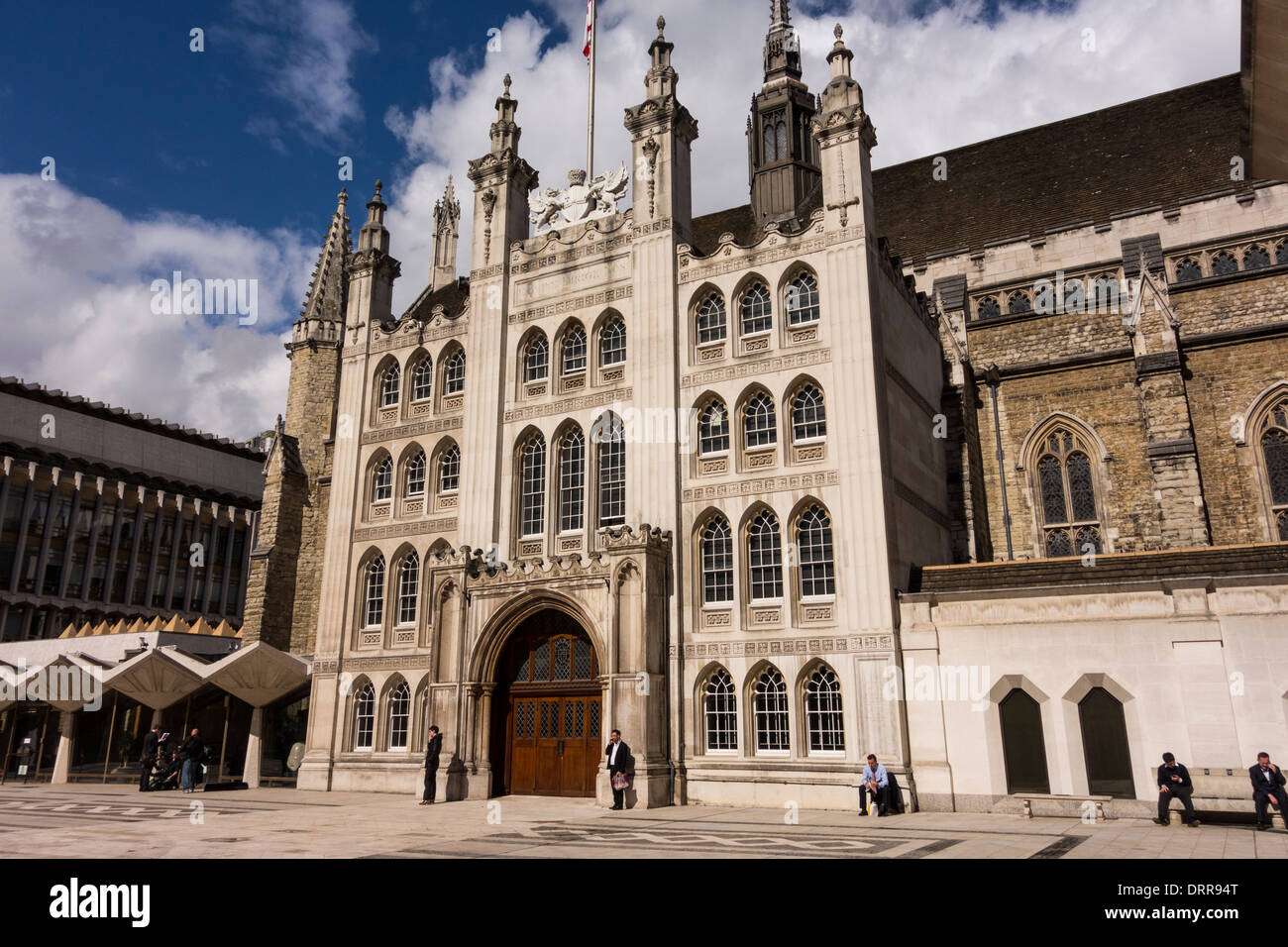 London Guildhall. Former town hall and still is the administrative ...