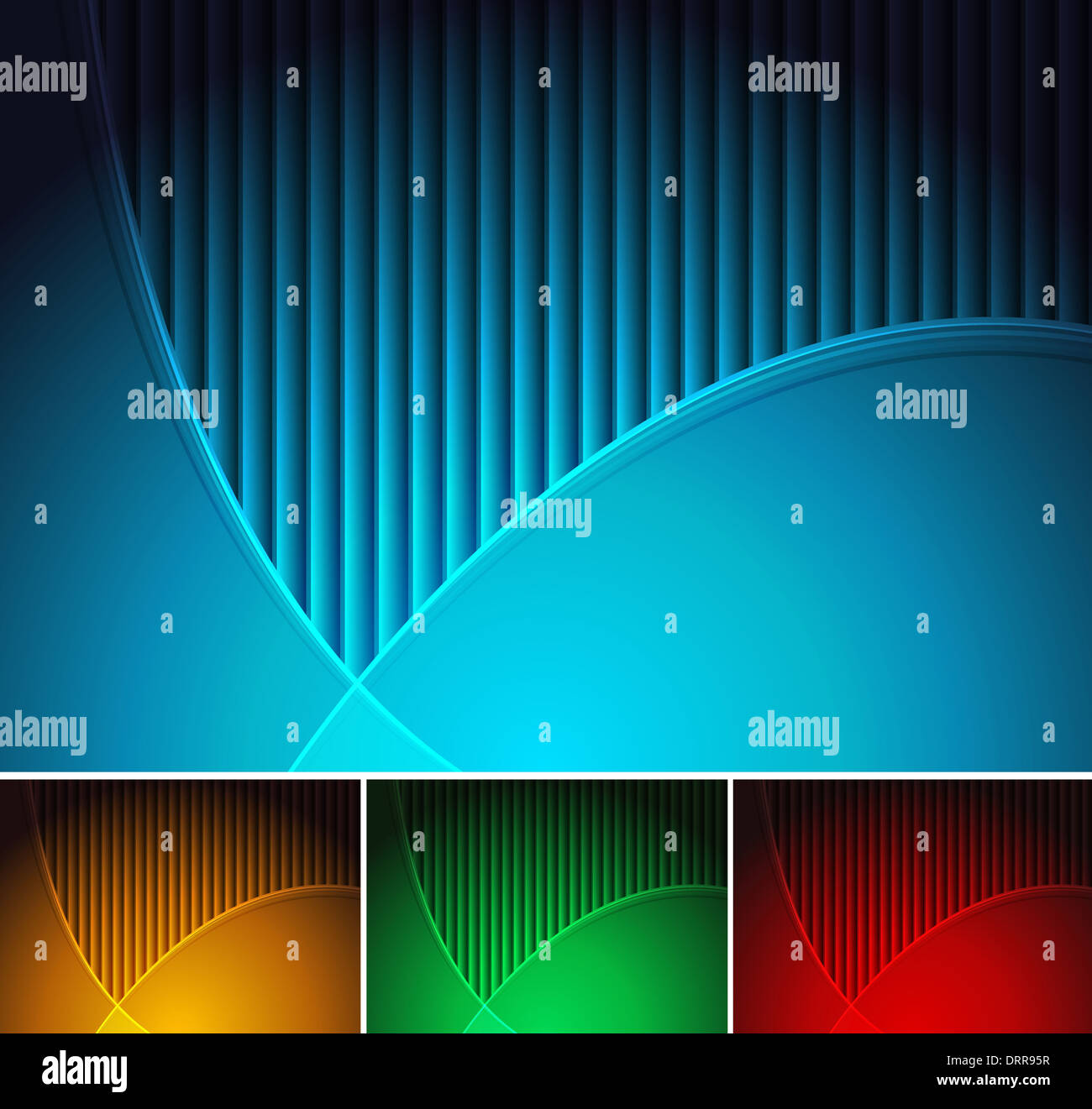 Set of abstract horizontal backgrounds Stock Photo - Alamy