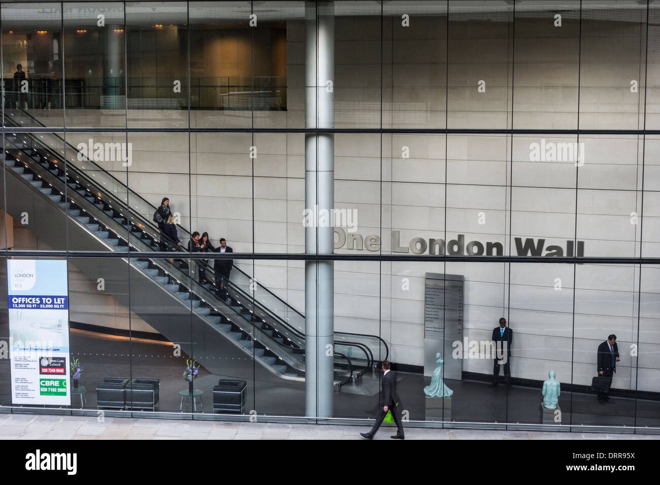 One London Wall designed by Fosters and Partners, London, UK Stock ...
