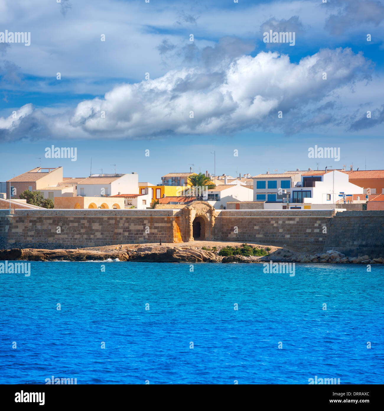 Tabarca island in Alicante Valencian Community of Spain Stock Photo - Alamy