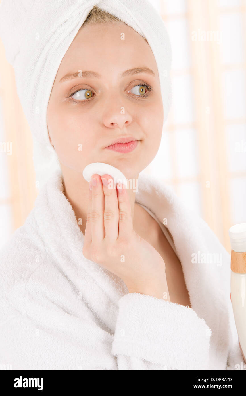 Teenager alone bathroom hi-res stock photography and images - Alamy